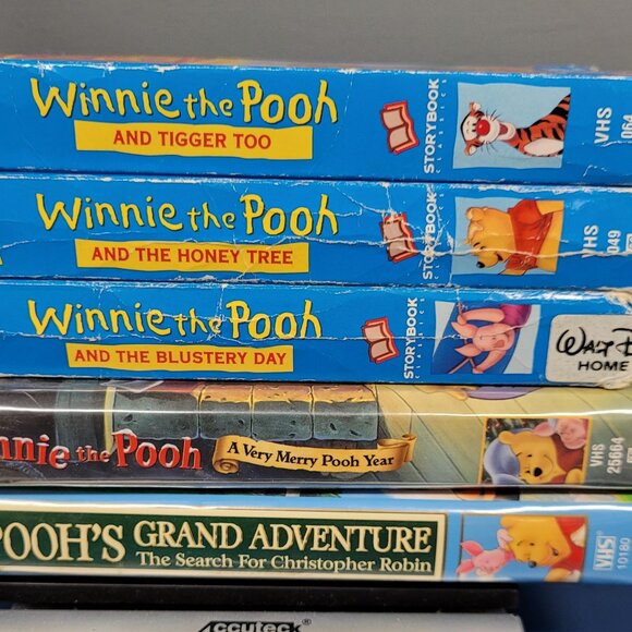 Disney | Media | Lot Of 5 Winnie The Pooh Vintage Vhs Tapes | Poshmark
